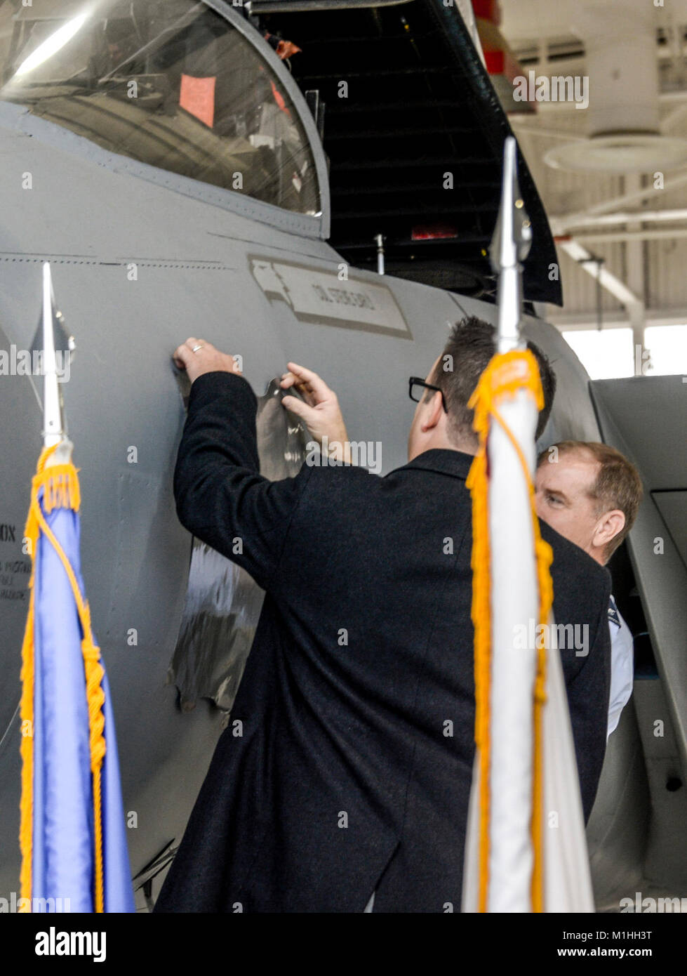 Mike Murphy, Merced mayor, and U.S. Air Force Col. Drake Reed, 144th ...