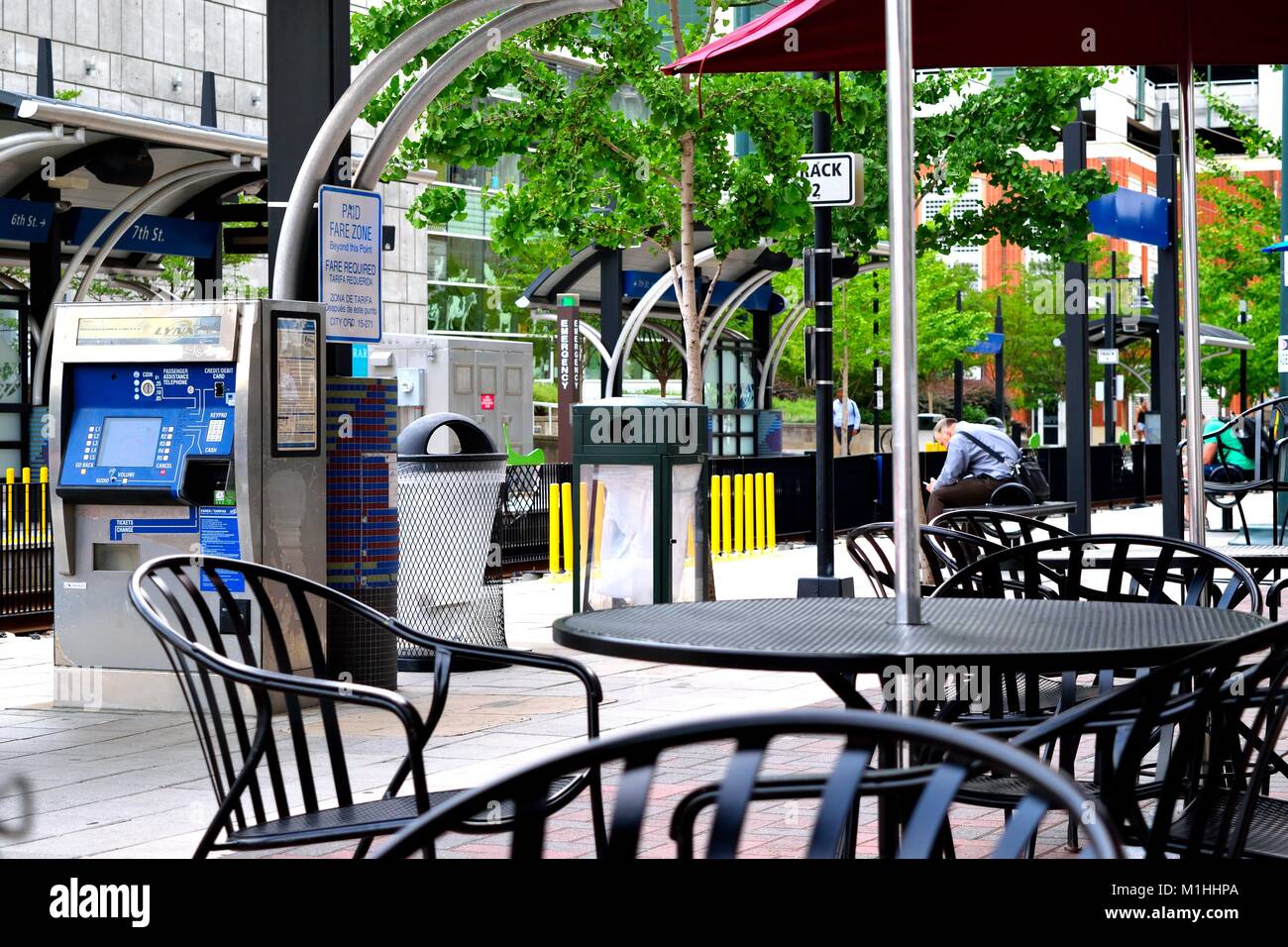 Empty Train Station Stock Photo - Alamy