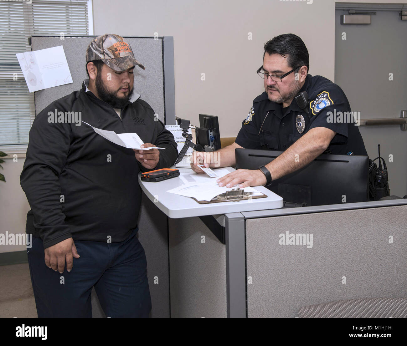 JOINT BASE SAN ANTONIO-FORT SAM HOUSTON, TEXAS --Officer Gregorio Sanchez III, 502nd Security ...