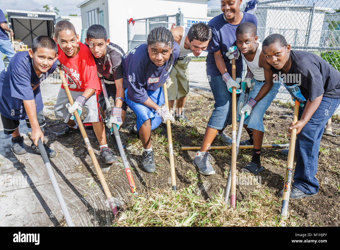 Miami Florida,Allapattah Middle School,campus,Hands On HandsOn Miami ...