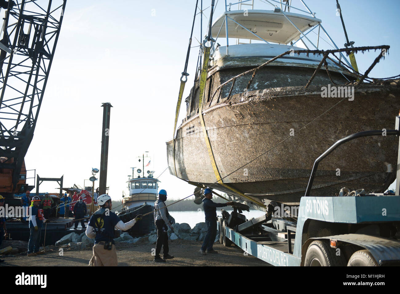 Crews with the Hurricane Maria ESF-10 Puerto Rico response work to ...