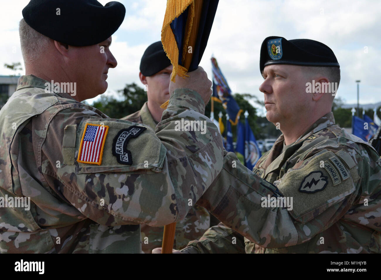 Col. Robert Ryan (left), commander, 3rd Brigade Combat Team, “Broncos ...