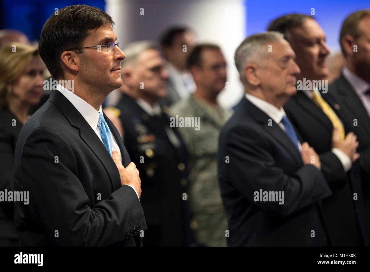 Secretary army swears in hi-res stock photography and images - Alamy