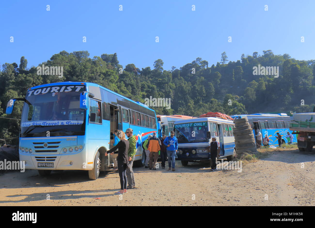 Nepali bus hi-res stock photography and images - Alamy