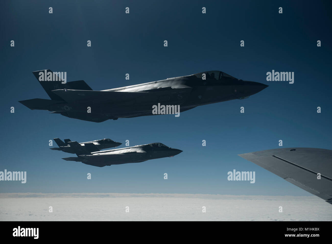 U.S. Air Force 34th Fighter Squadron F-35A Lightning IIs from Hill Air ...