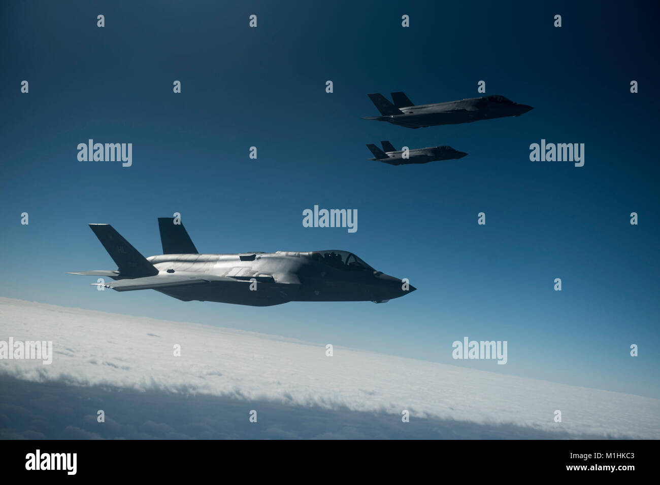 U.S. Air Force 34th Fighter Squadron F-35A Lightning IIs from Hill Air ...