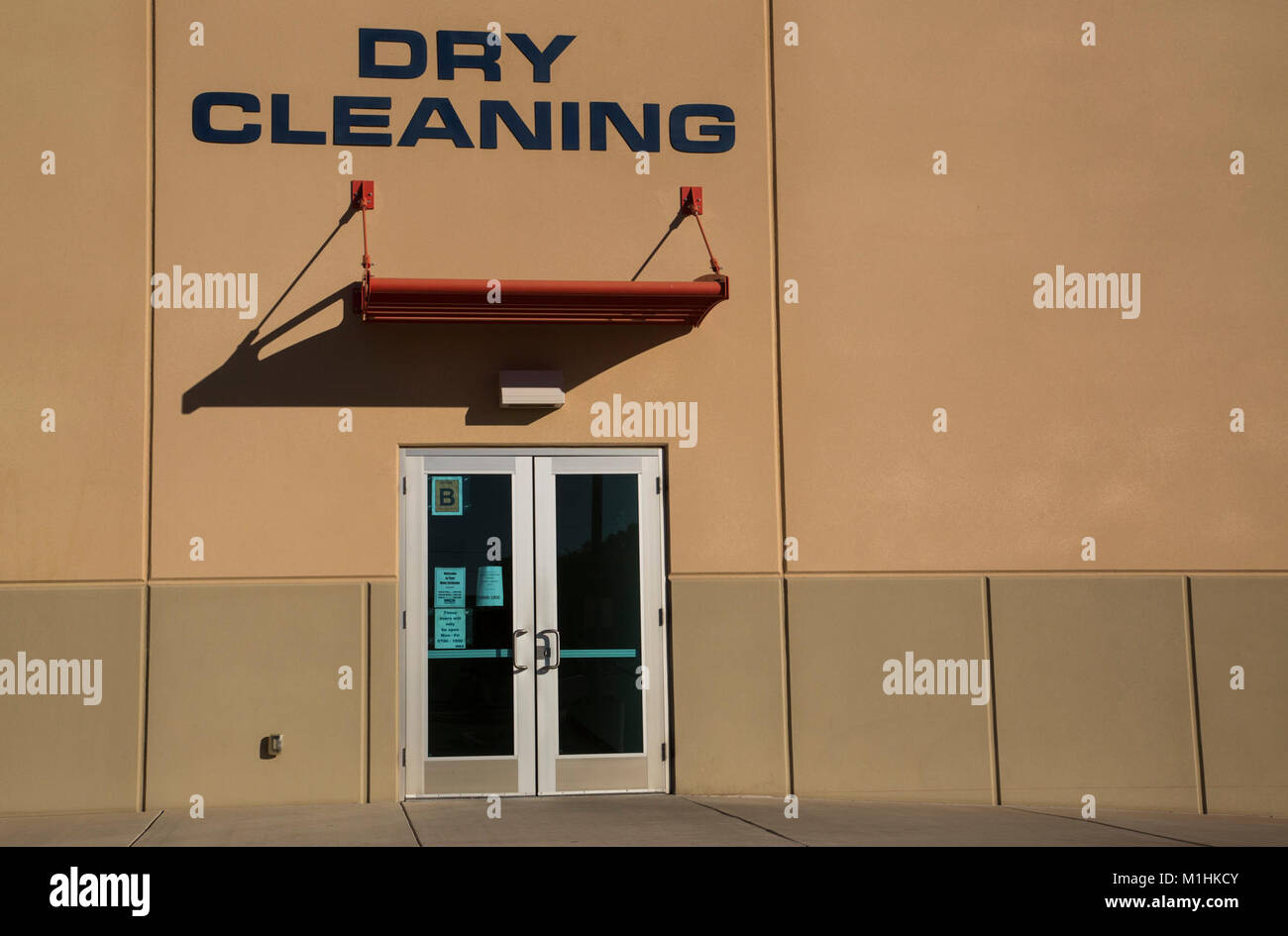 Marine Corps Air Station (MCAS) Yuma’s station dry-cleaners sits ...