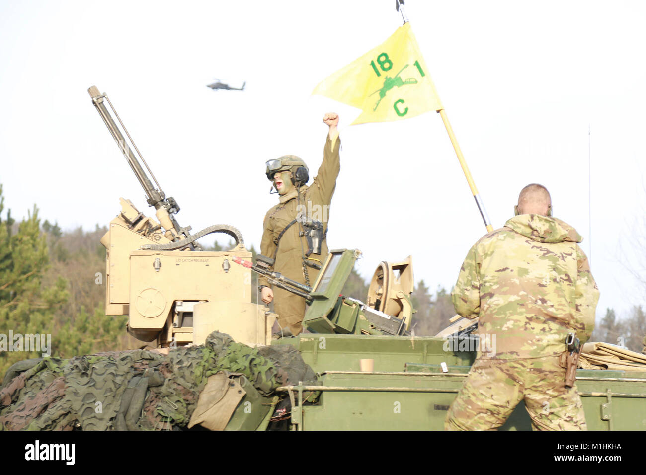 A U.S. Soldier assigned to Charlie Company, 1st Battalion, 18th ...