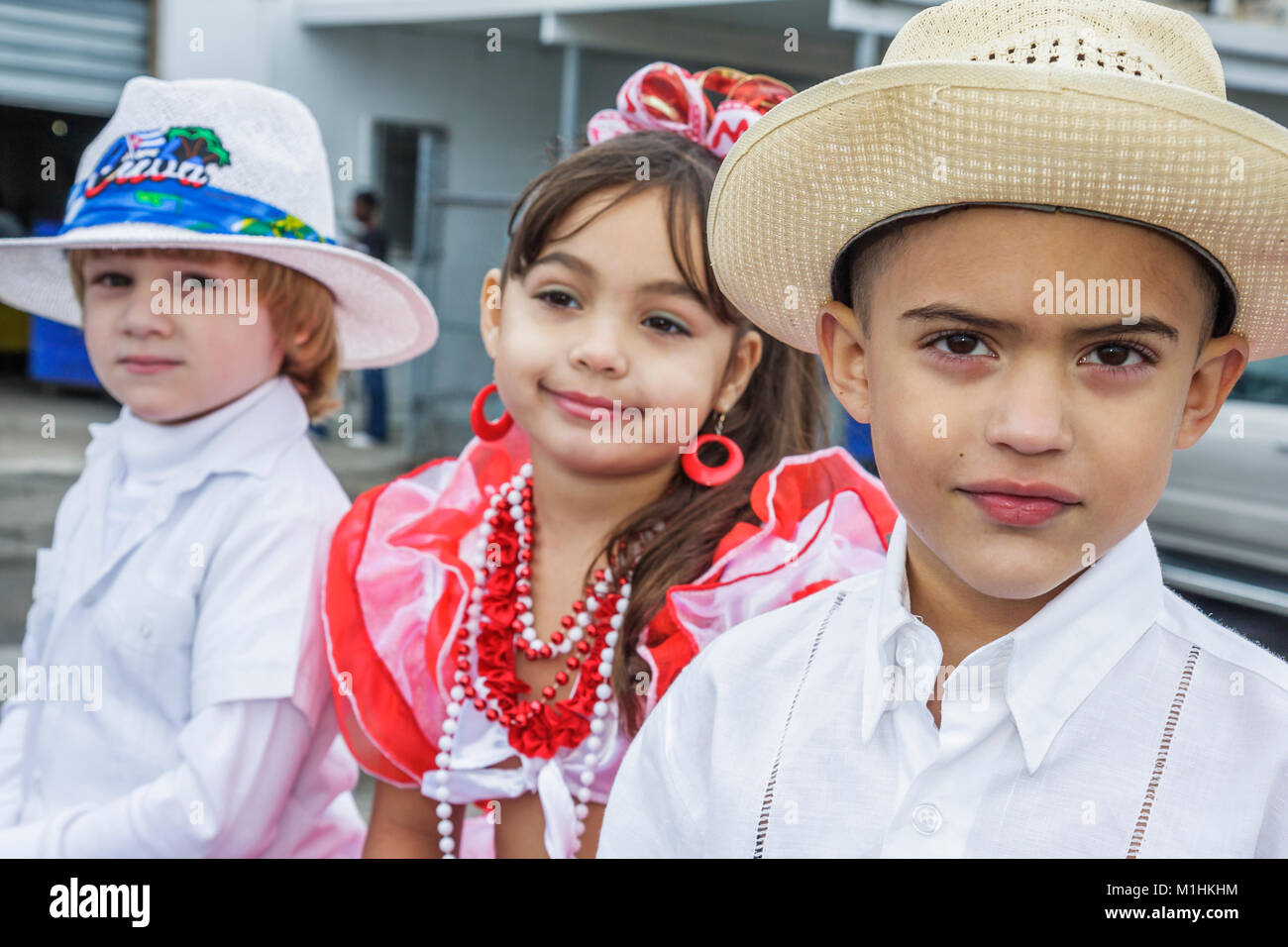 Florida,Hialeah,Jose Marti Parade,honoring Cuban poet,participant ...
