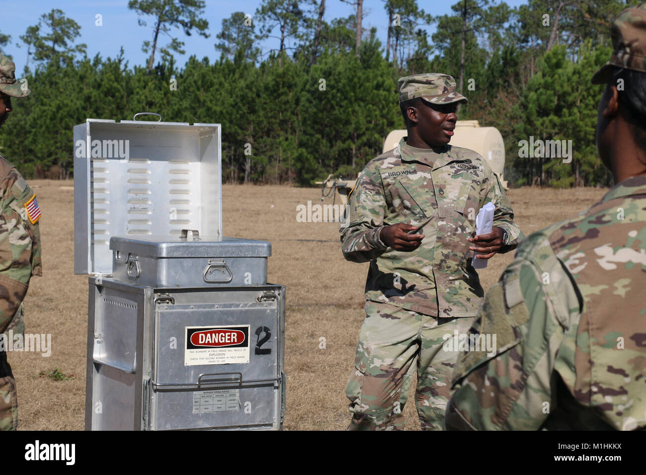 Staff Sgt. Marcell Brown, a Culinary Specialist assigned to ...