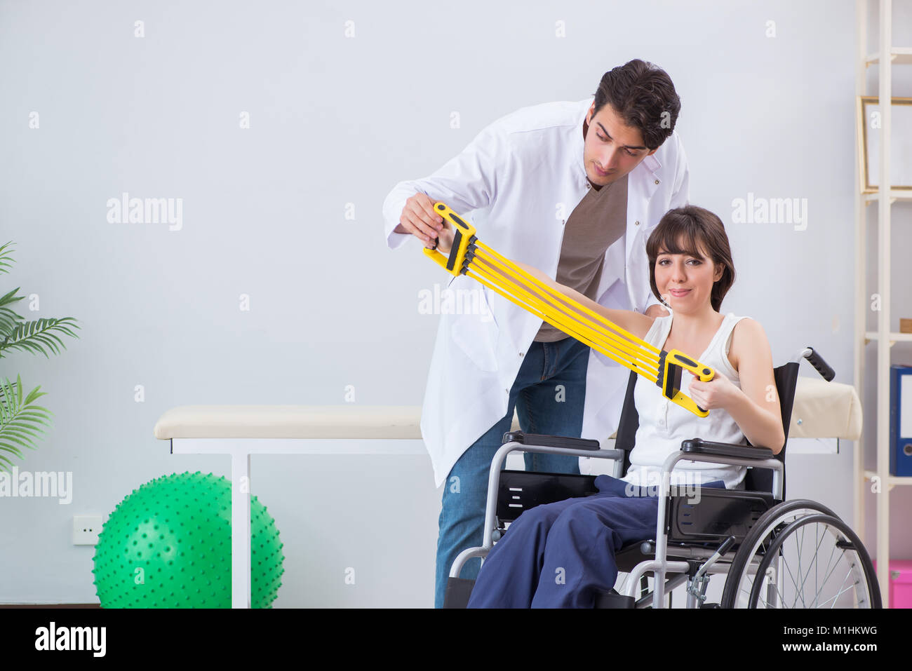 Patient recovering in hospital after injury trauma Stock Photo - Alamy