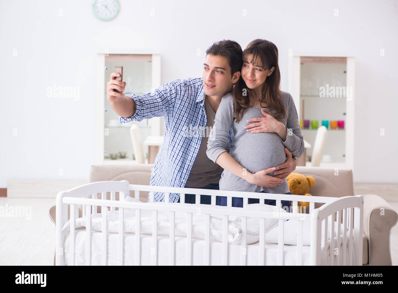 Family selfie excited young mother hi-res stock photography and images ...