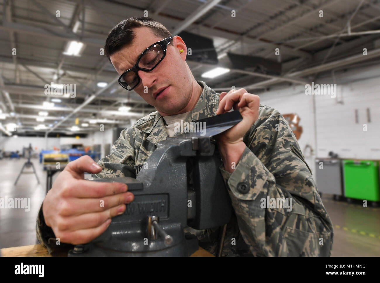 Airman Britain Cutbirth, 5th Maintenance Squadron aircraft structural ...