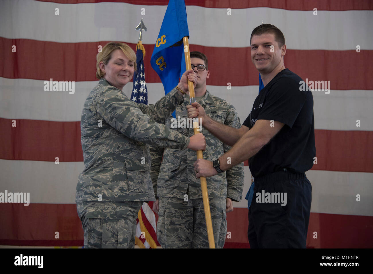 Dr. Eric Thomas, incoming 23d Medical Operations Squadron honorary ...