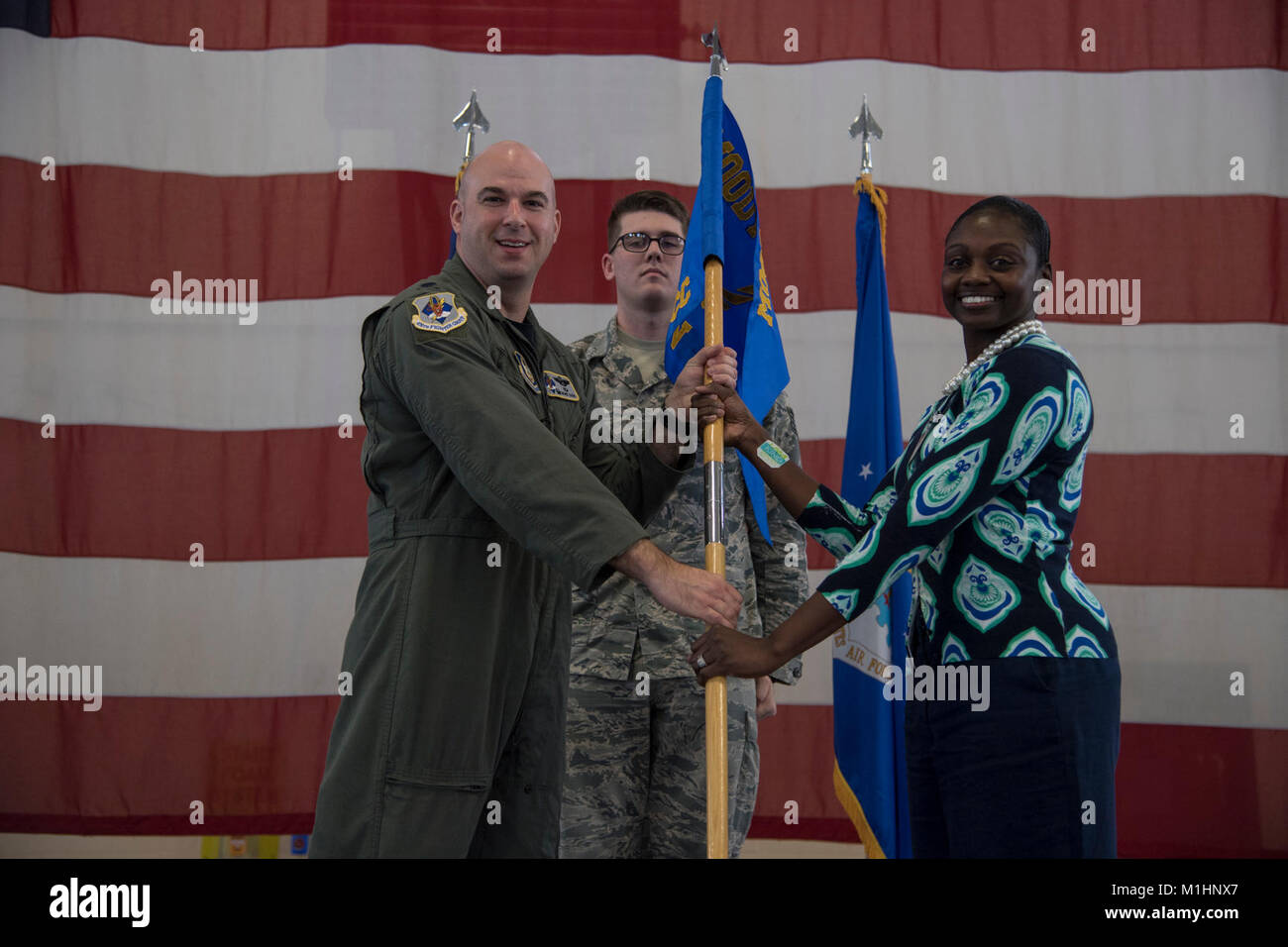 Keyara Hamilton, incoming 476th Aircraft Maintenance Squadron honorary ...