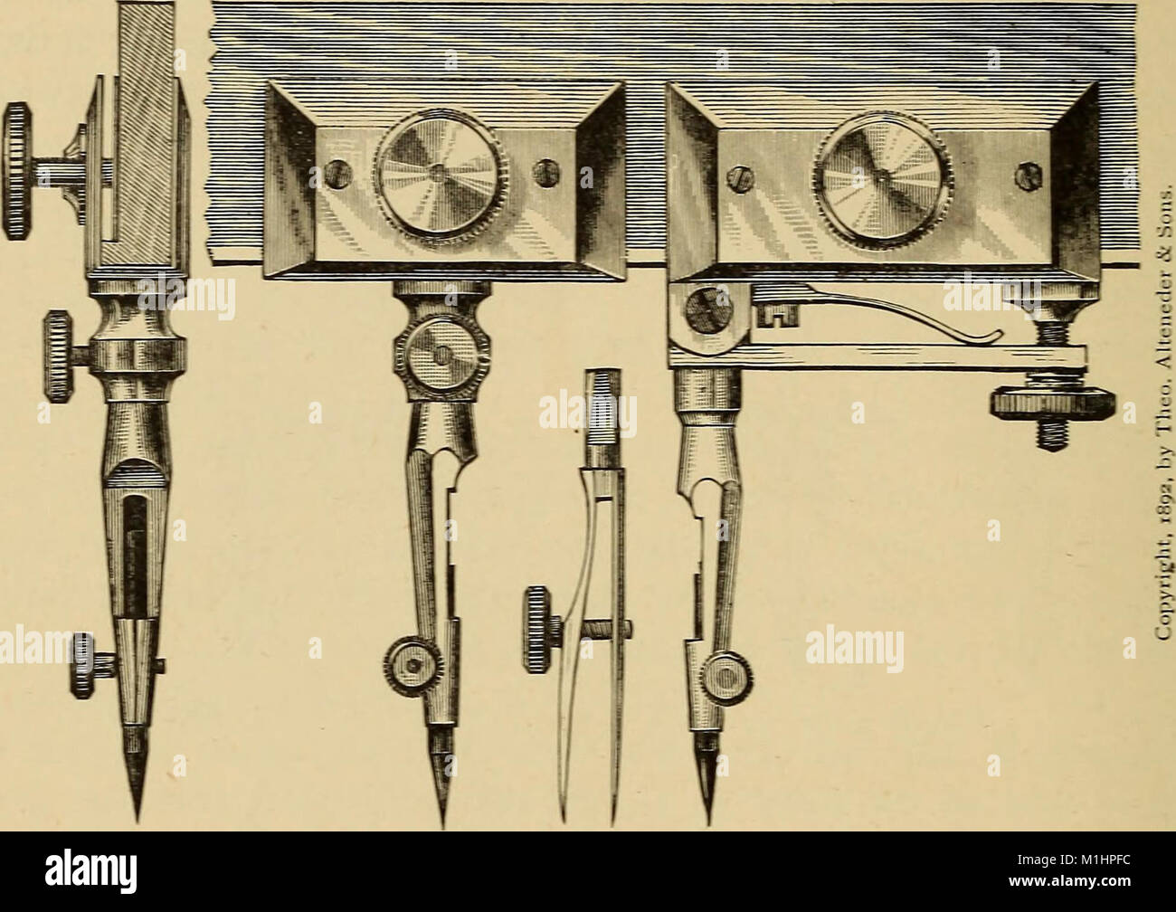 This 1892 catalogue offers a detailed list of drawing instruments ...