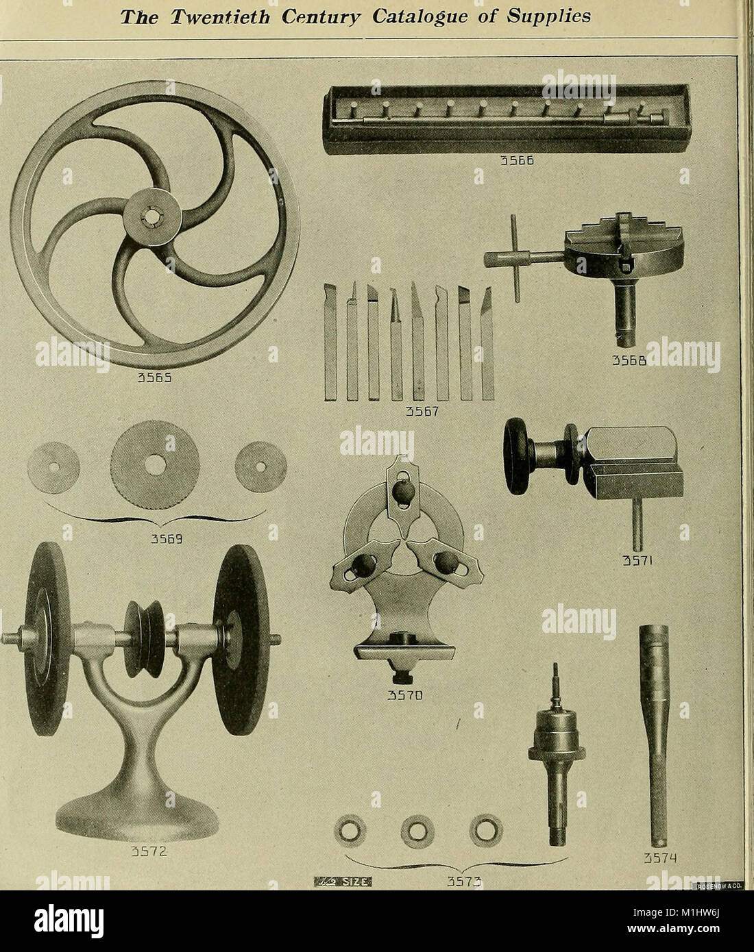 This 1899 catalog lists tools, materials, and supplies for watchmakers ...