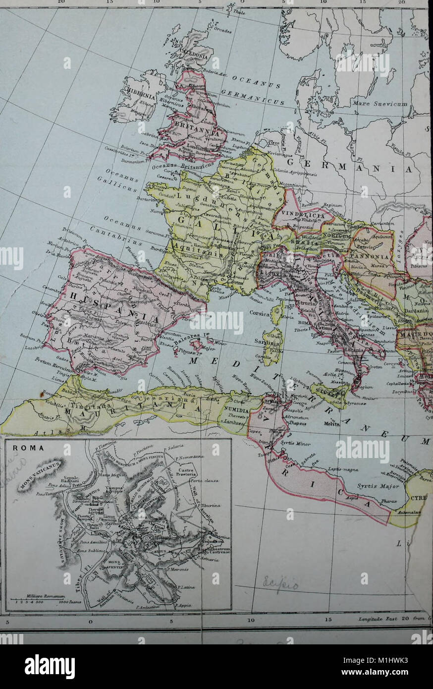 Map of italy 1880 hi-res stock photography and images - Alamy