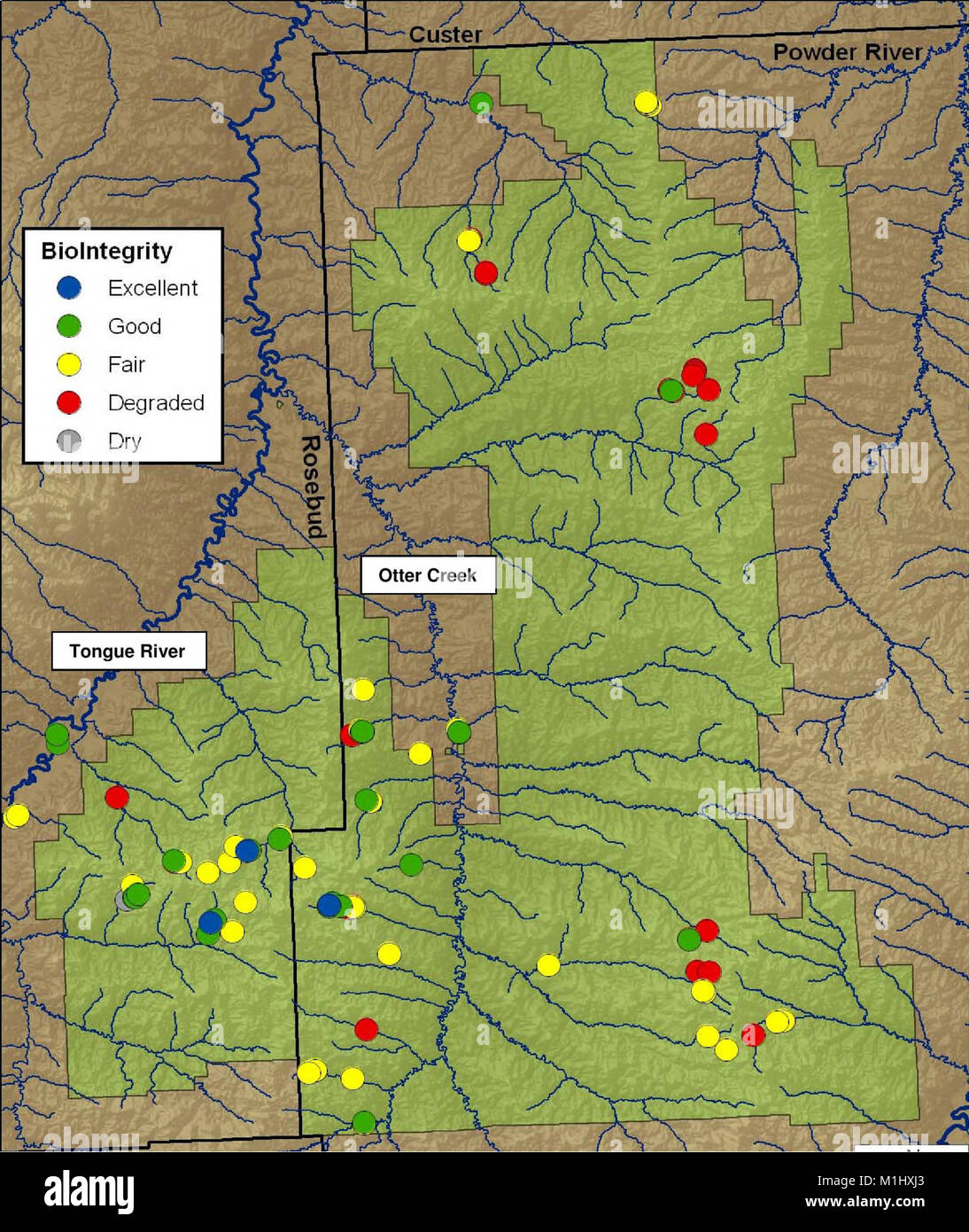 This cumulative biological assessment analyzes macroinvertebrate ...