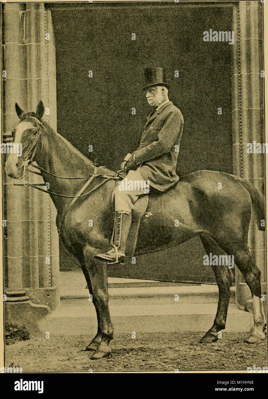 Among men and horses (1894) (14763499544 Stock Photo - Alamy