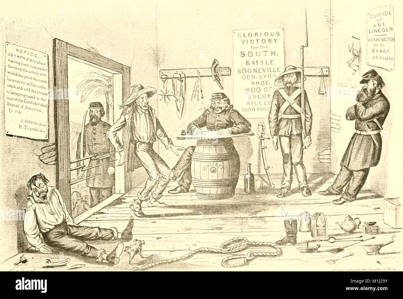 This collection of American caricatures from 1918 portrays the ...