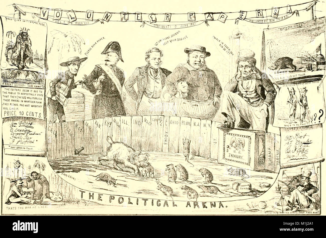 *American Caricatures Pertaining to the Civil War* (1918) examines ...