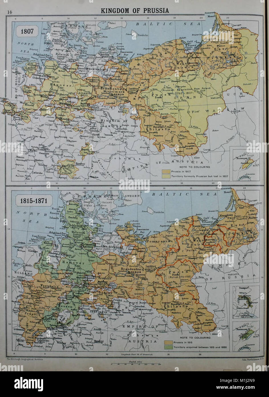 This 1915 historical atlas covers Europe from 1789 to 1914, detailing ...