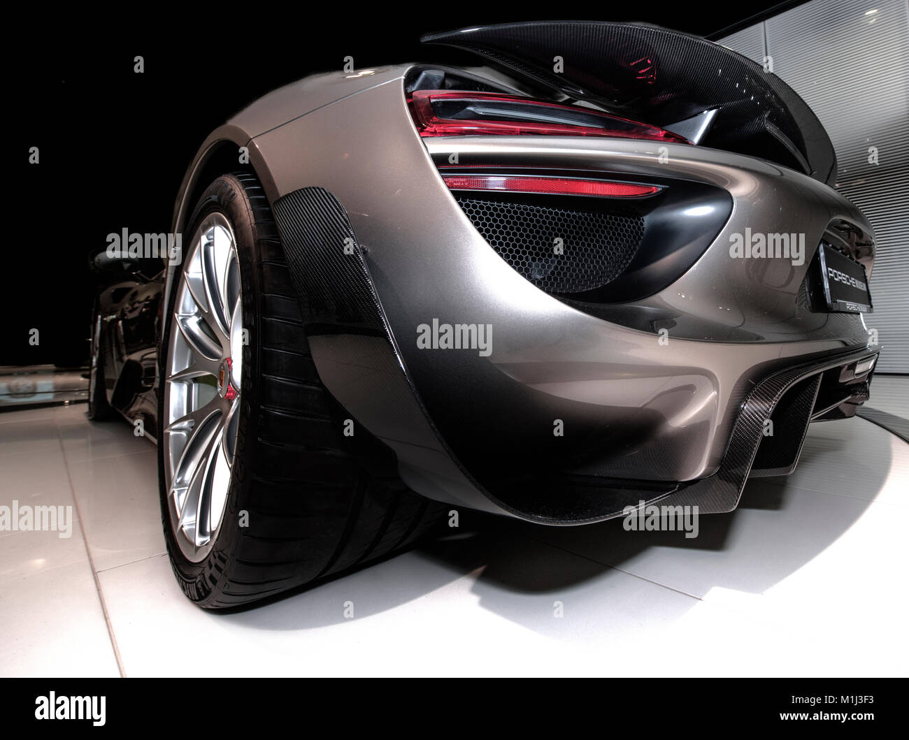 Porshe 918 from the Porshe Museum Stock Photo - Alamy