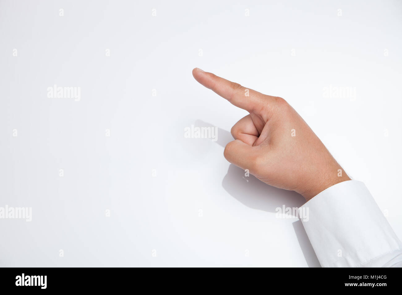 Businessman finger pointing hi-res stock photography and images - Alamy