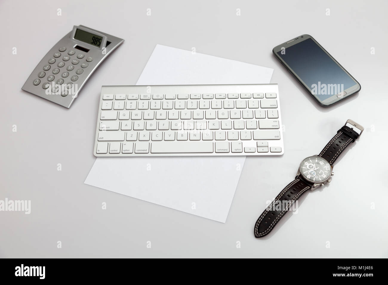 Office workspace,tools for work Stock Photo - Alamy