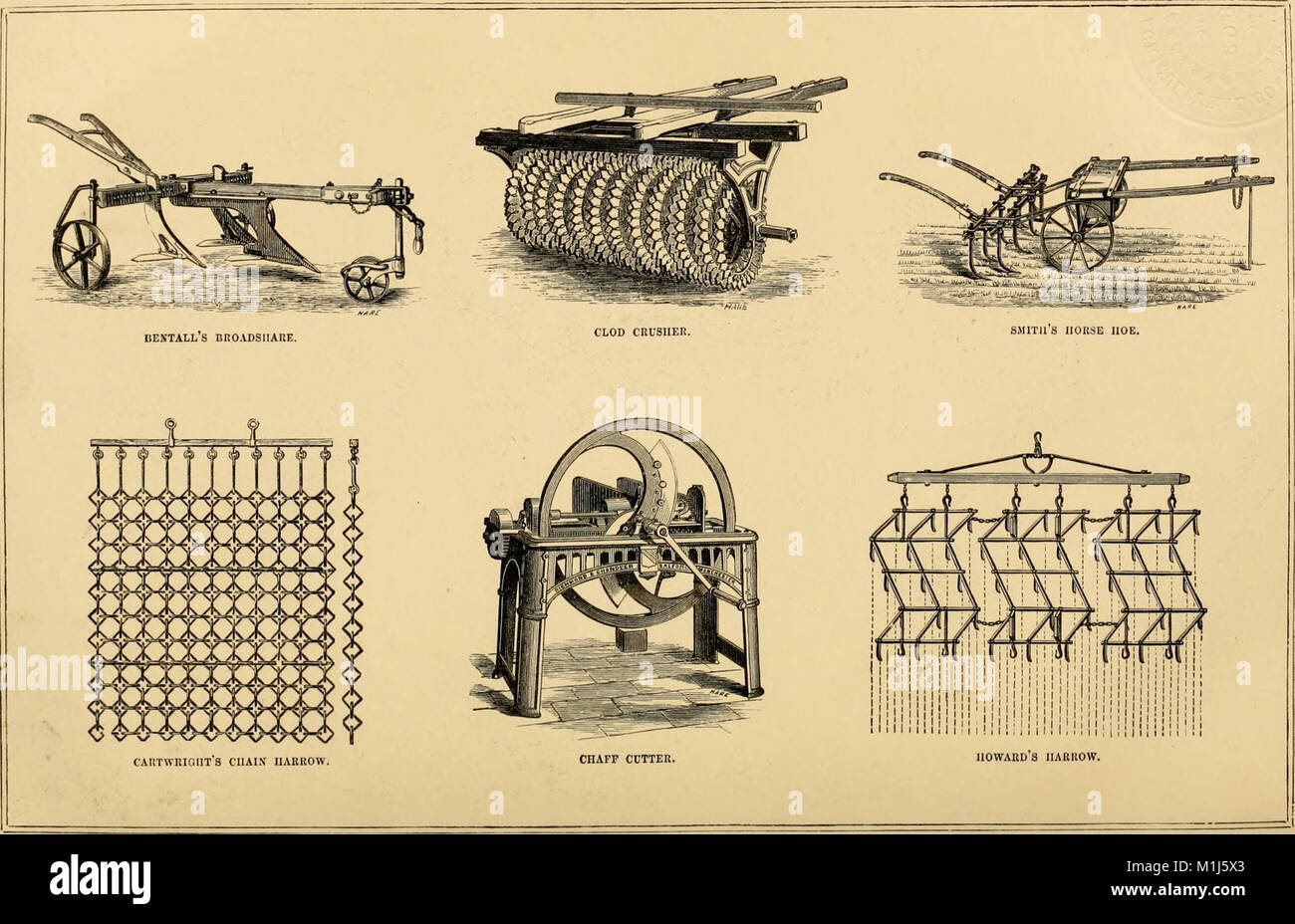 This 1866 publication examines the evolution of agriculture, from ...