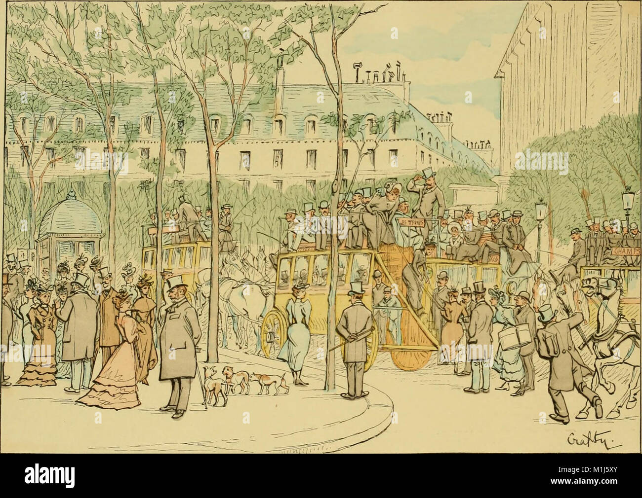 Published in 1894, 'A travers Paris' offers a photographic and ...