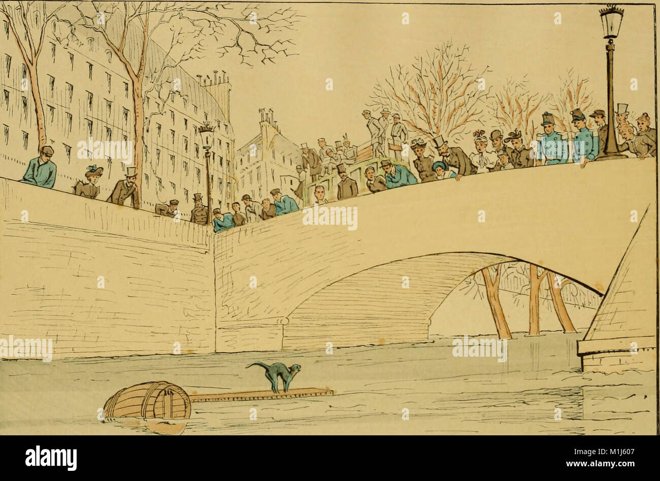 This 1894 French work, 'A travers Paris,' provides a detailed ...