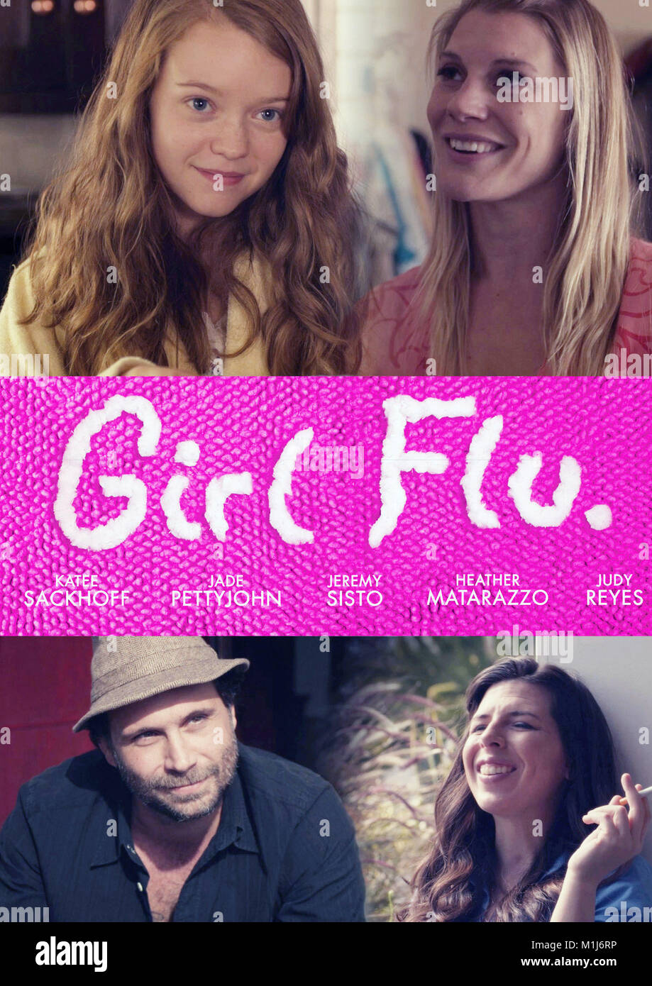GIRL FLU, (aka GIRL FLU.), poster, top l-r: Jade Pettyjohn, Katee ...