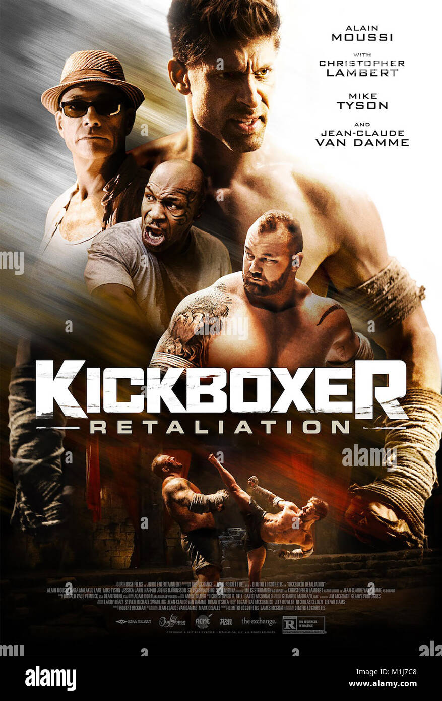 KICKBOXER: RETALIATION, US poster, from top left: Jean-Claude Van Damme ...