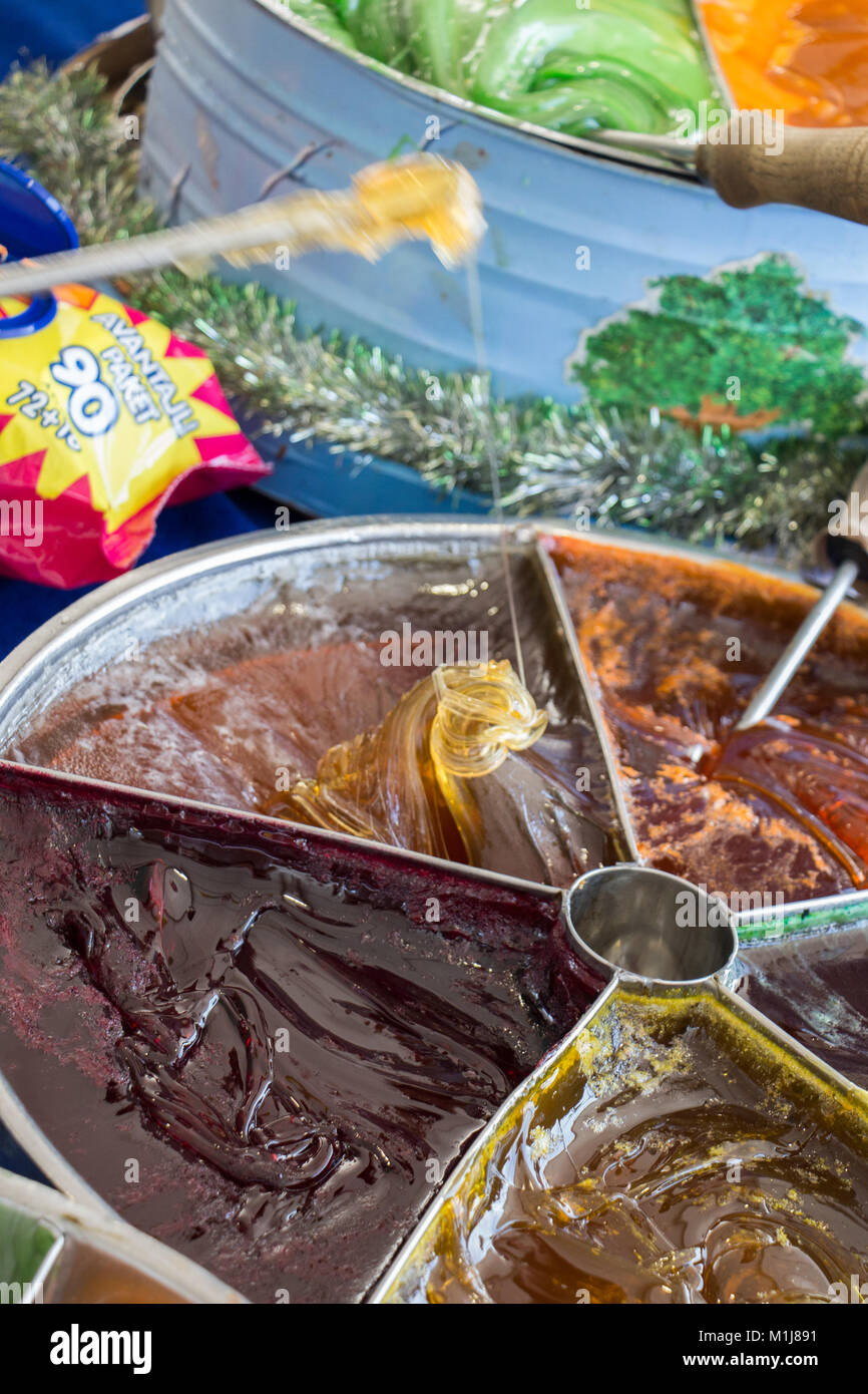 Old traditional Turkish Ottoman handmade stick candy , Macun Stock ...