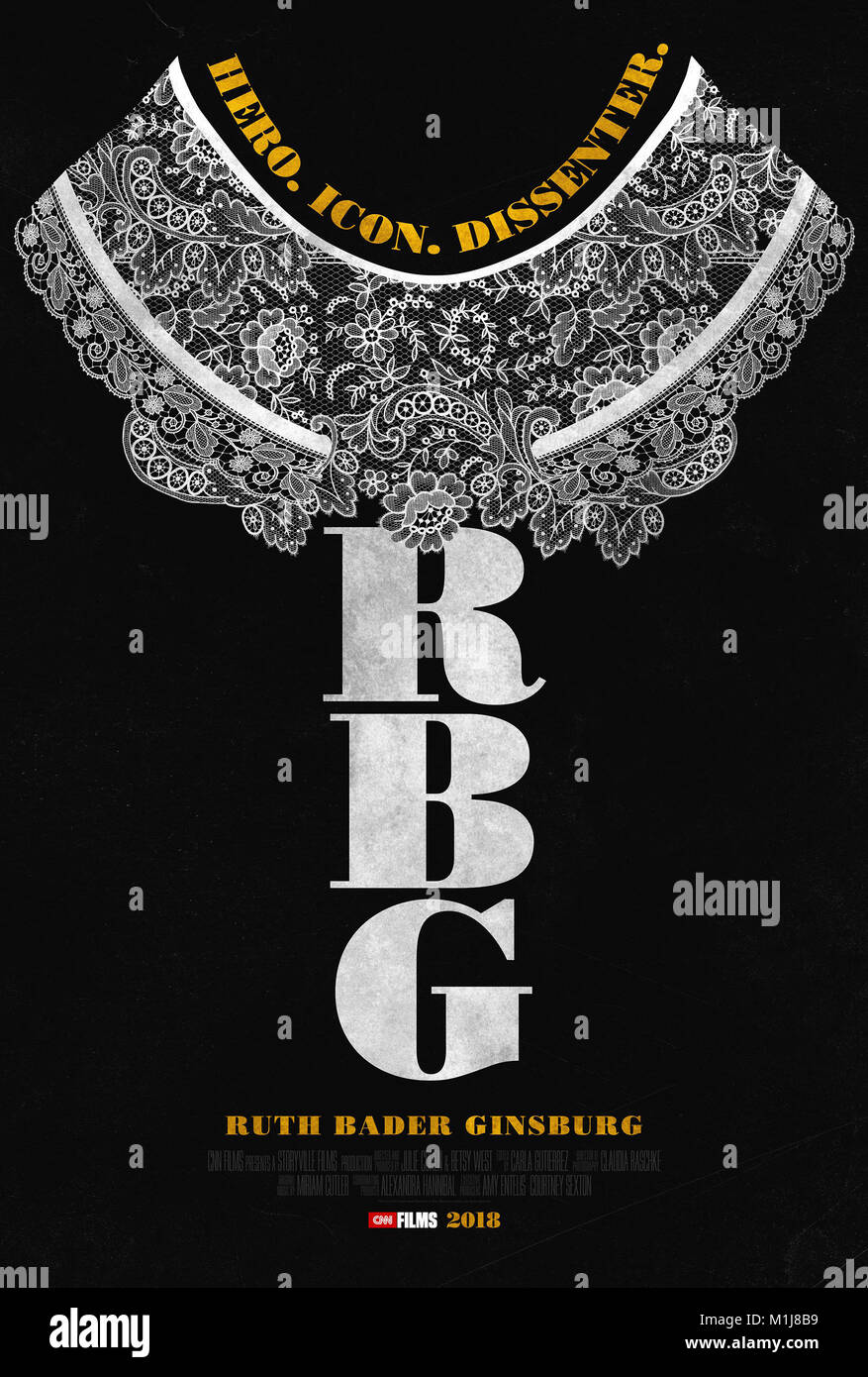 RBG, US poster, 2018. © CNN Films /Courtesy Everett Collection Stock ...