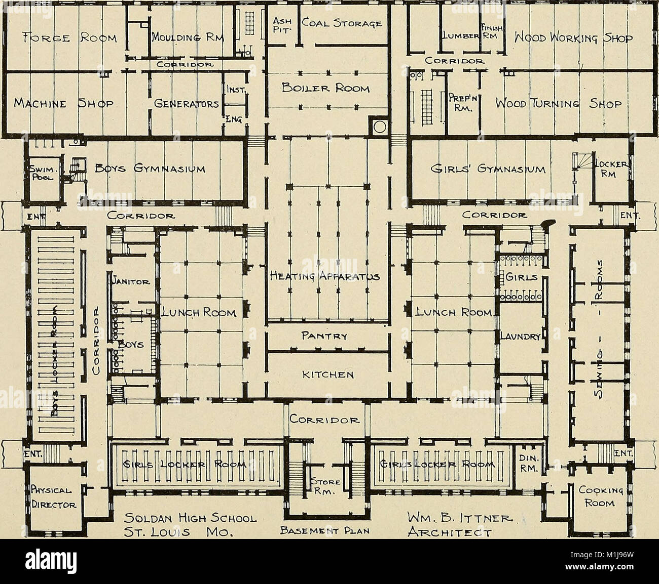 American school building standards (1910) (14583749610 Stock Photo - Alamy