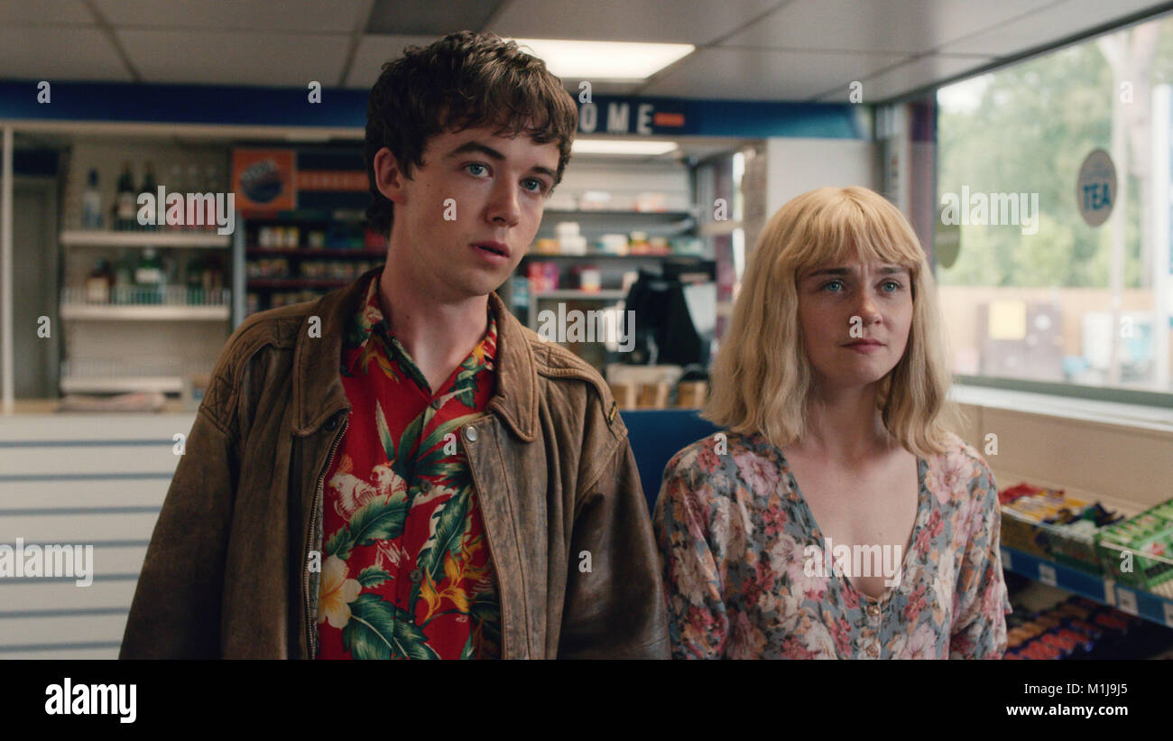 THE END OF THE F***ING WORLD, from left: Alex Lawther, Jessica Barden ...