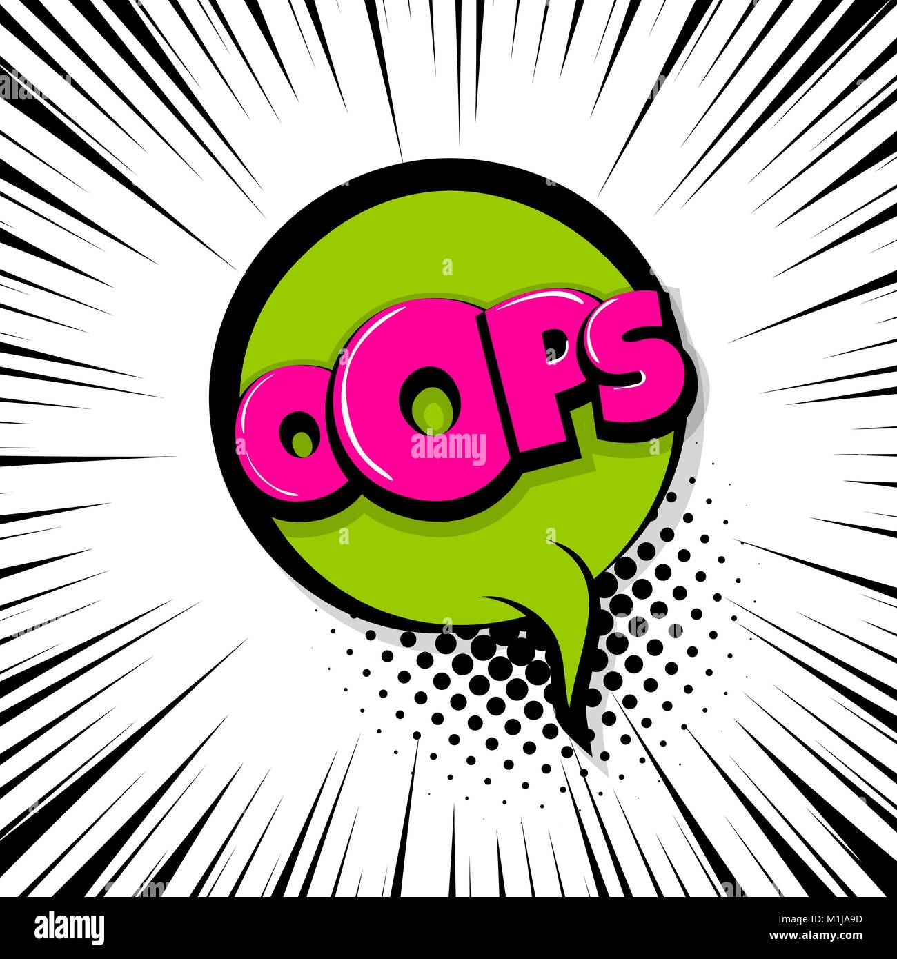 oops ouch comic text stripperd backdrop Stock Vector Image & Art - Alamy