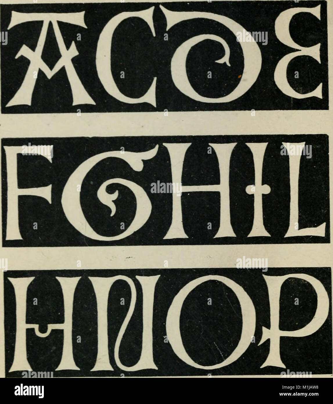 This 1898 book provides a collection of old and new alphabets for ...