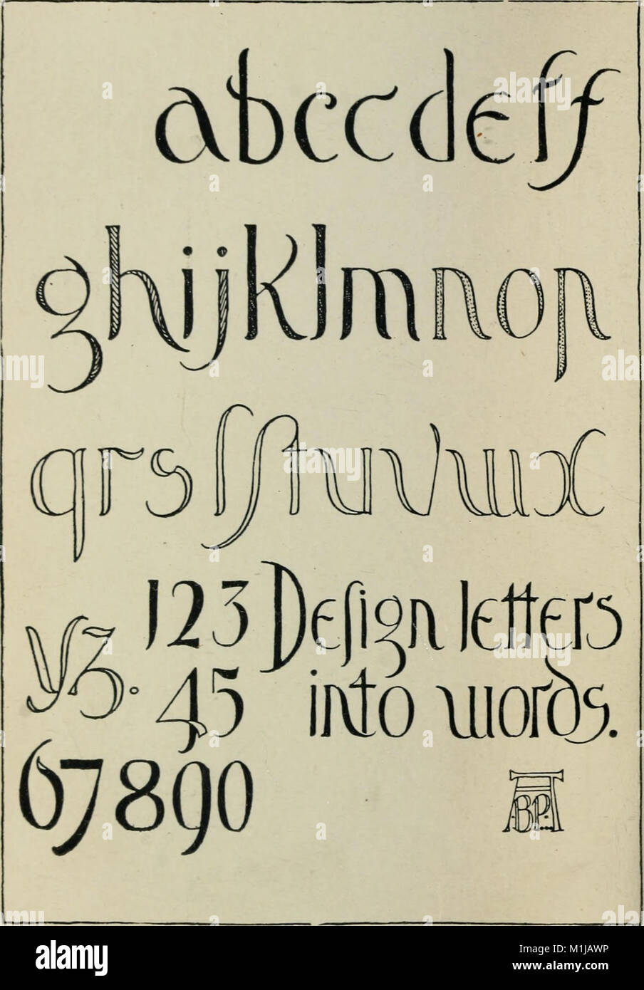 Alphabet 1898 hi-res stock photography and images - Alamy