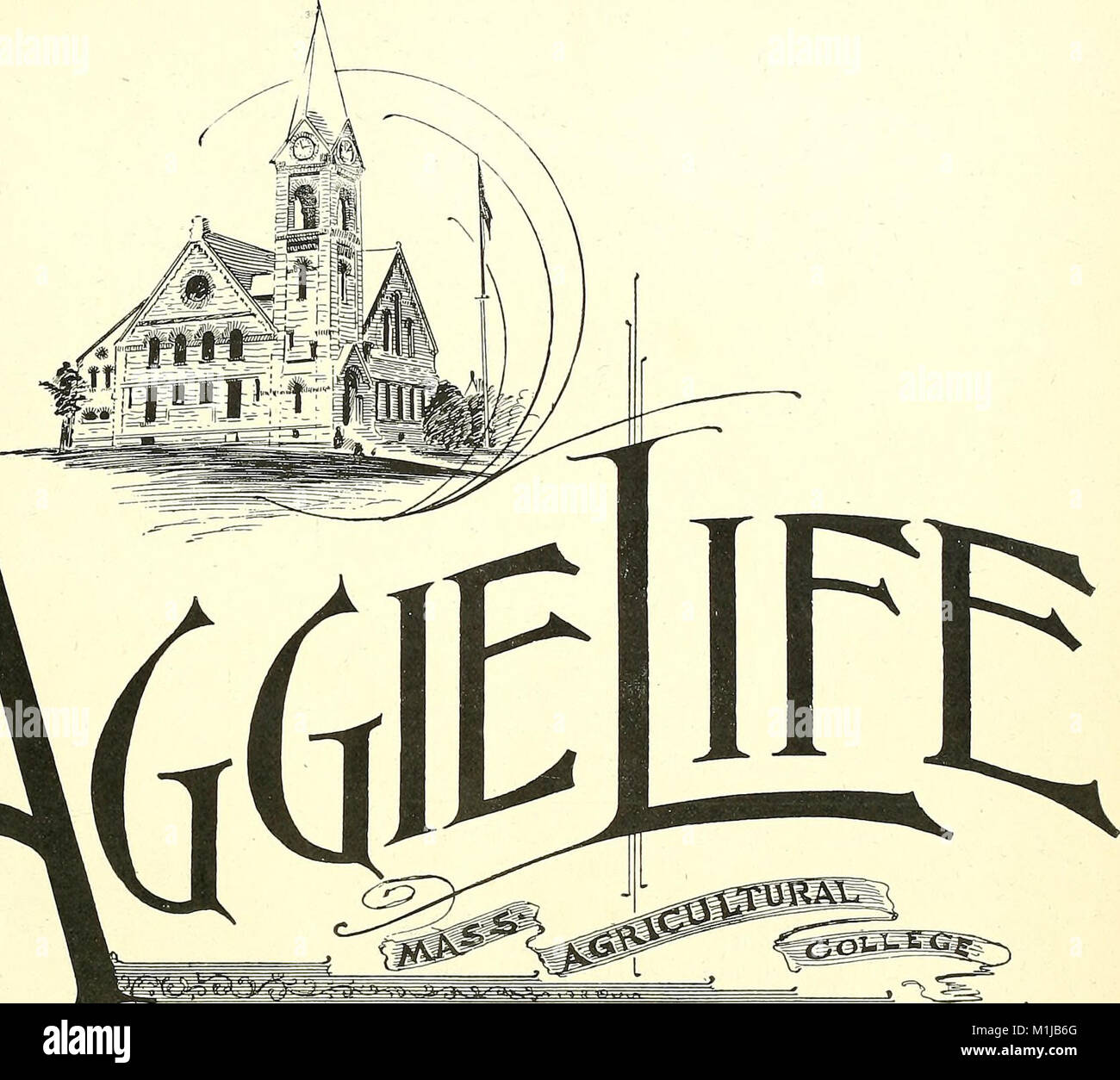 Aggie life (1892) (14598185018 Stock Photo - Alamy