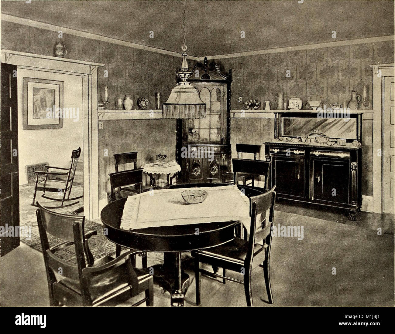 *American Homes and Gardens* (1908) is a periodical that showcases ...