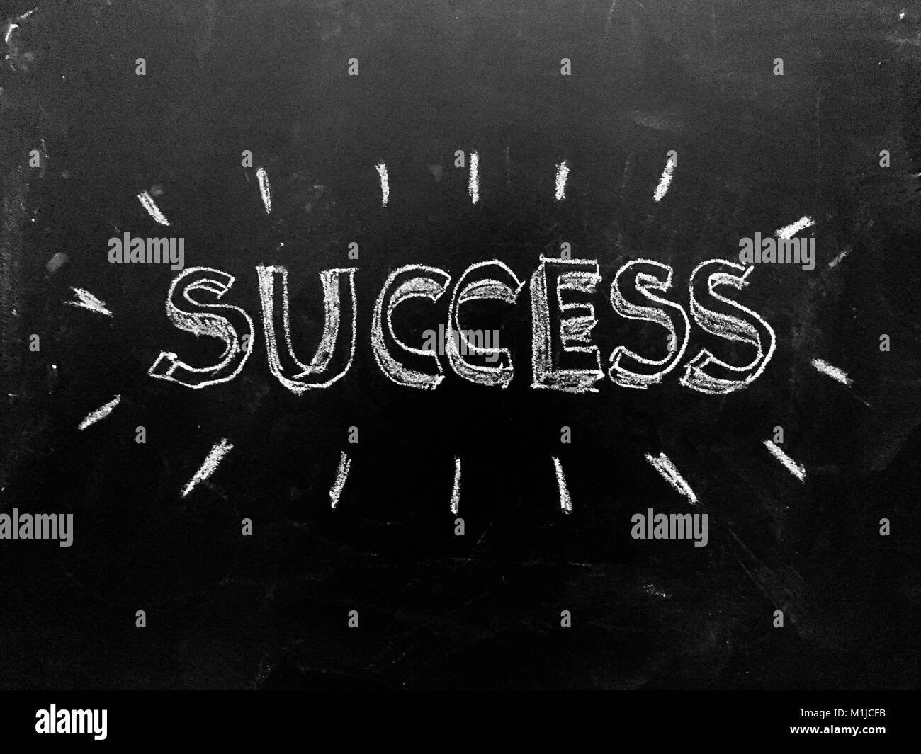 Success Handwritten on Blackboard as JPG File Stock Photo - Alamy