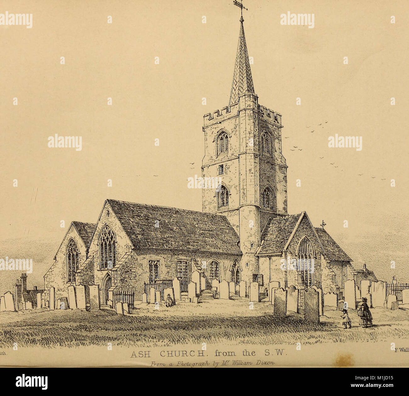 This 1864 work explores Ash-next-Sandwich in Kent, focusing on its ...