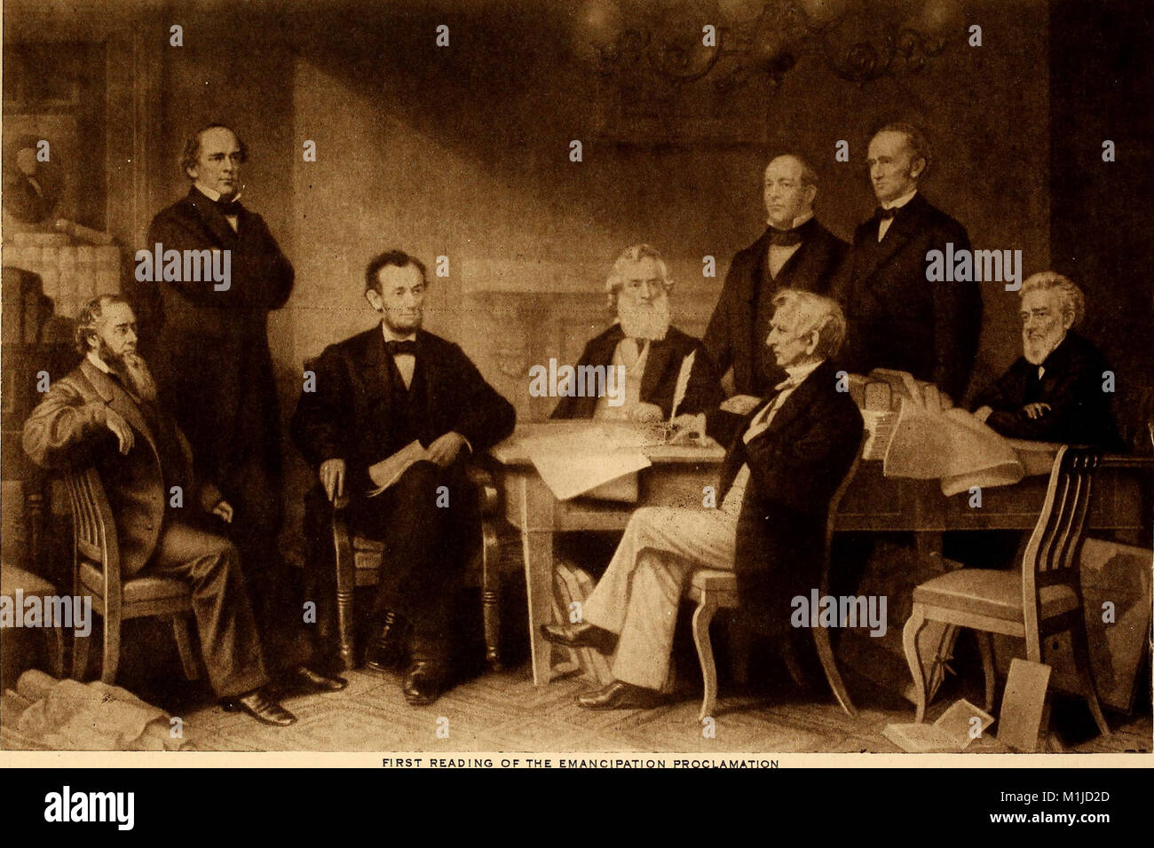 This 1914 biography on Abraham Lincoln examines the life, leadership ...