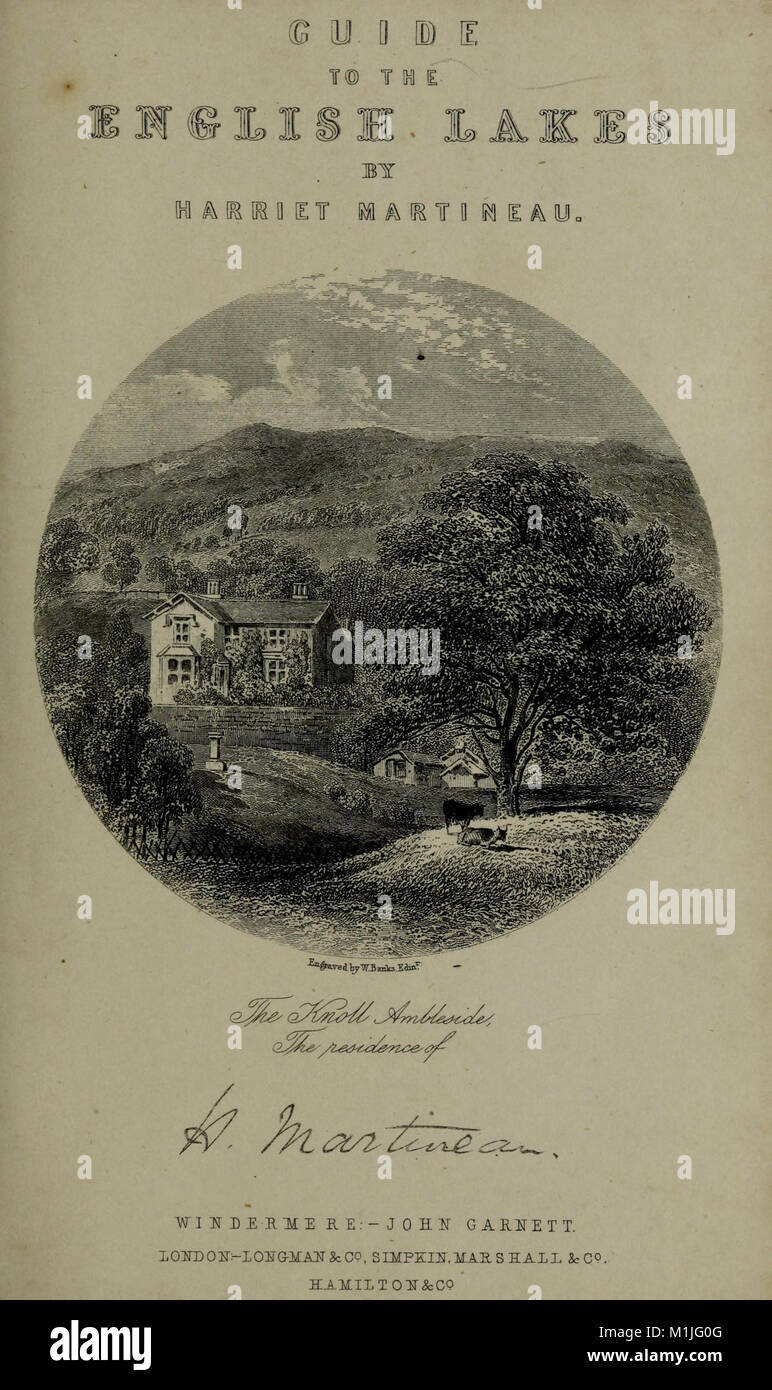 This 1858 guide provides comprehensive details on the English lakes ...