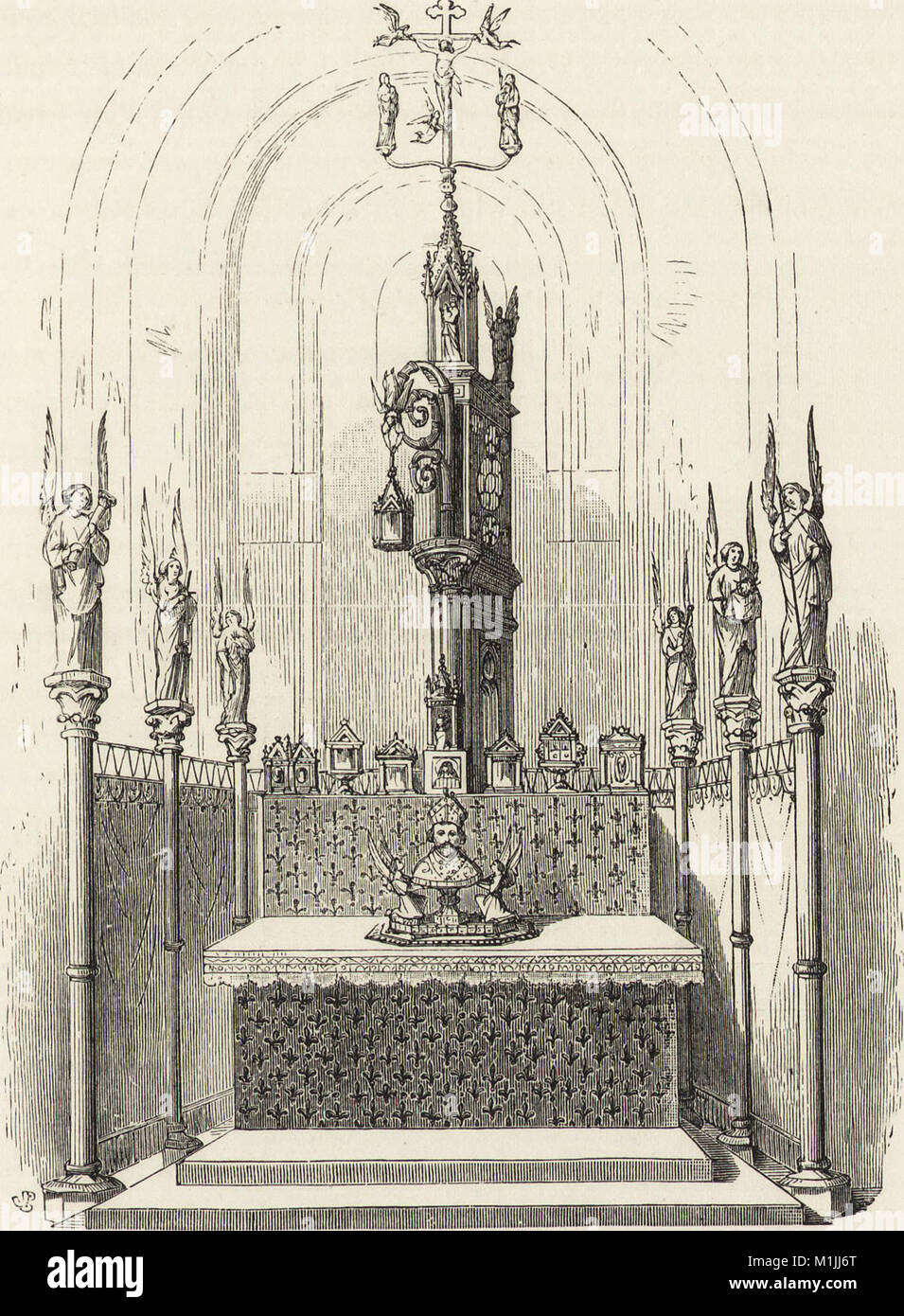 Altar of the ancient Cathedral of Arras (Thirteenth Century), now ...