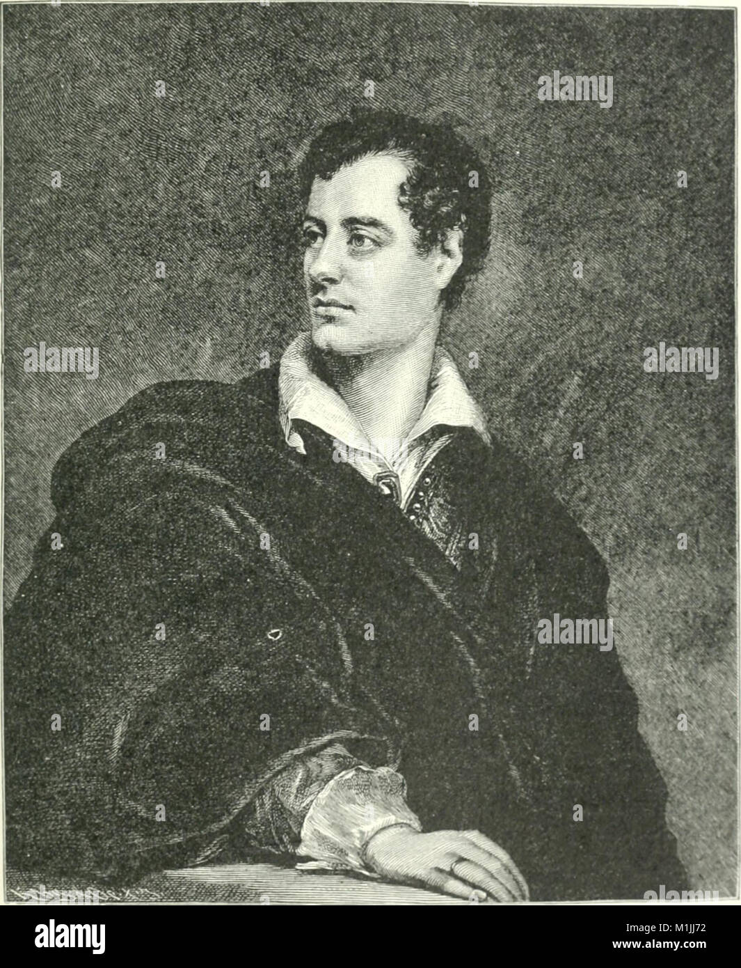 'Lord Byron' by Thomas Phillips is a portrait painting of the famous ...